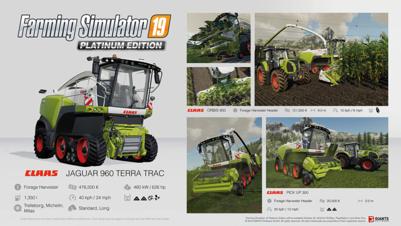 Farming Simulator 19 Platinum fact sheet #8 | LS Portal - Farming ...
