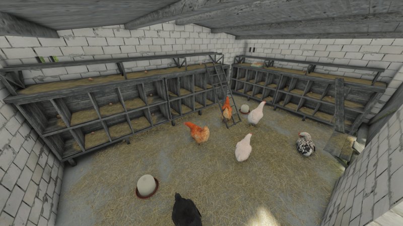 Small Brick Chicken Coop - FS25 Mod | Mod for Farming Simulator 25 | LS ...