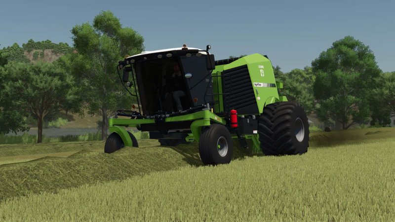 Lizard Agriflex self – propelled press - FS25 Mod | Mod for Farming Simulator 25 | LS Portal
