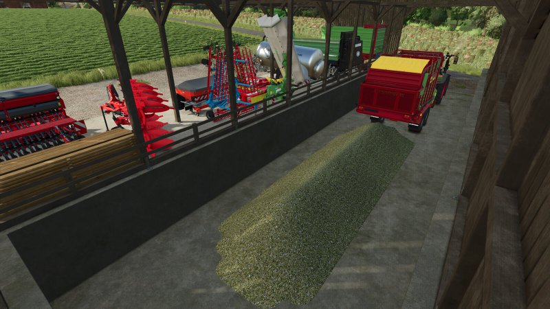 Roofed Bunker Silo & Wood Chip Storage - FS25 Mod | Mod for Farming ...