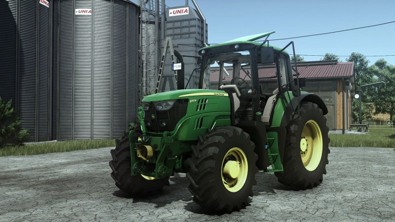 John Deere 6110M Series (IC) V1.2 - FS25 Mod | Mod for Landwirtschafts ...