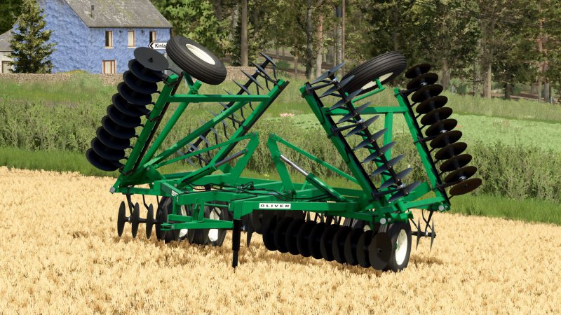 Oliver Disc Harrow - FS25 Mod | Mod for Landwirtschafts Simulator 25 ...